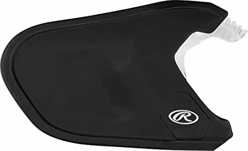 Rawlings Mach Adjust Jaw Guard RHH BK Matte | Bangin' at the Barn